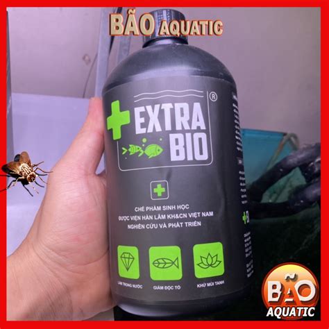 Mua Vi Sinh EXTRA BIO Chế phẩm vi sinh làm trong sạch nước khử tanh cho bể cá cảnh thuỷ sinh