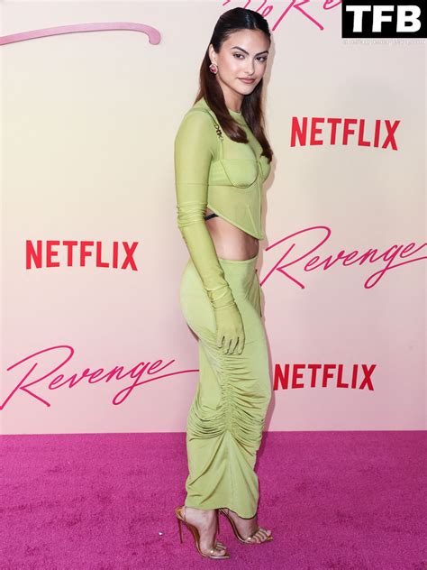 Camila Mendes Wearing Versace Attends The La Special Screening Of Netflixs Do Revenge