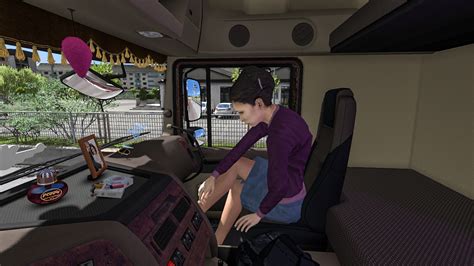 Animated Female Passenger In Truck With You Euro Truck Simulator Mod World
