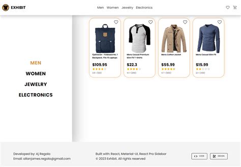 GitHub Allanjmes React Ecommerce Exhibit