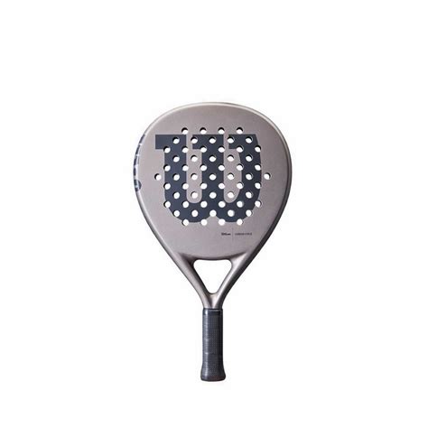 Jual Wilson Carbon Force 365 Tear Drop Padel Racket Silvergrey