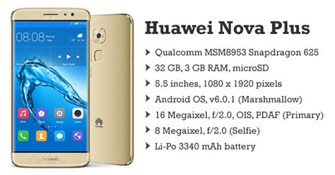 Huawei Nova Plus Price In Malaysia RM1499 Full Specs MesraMobile