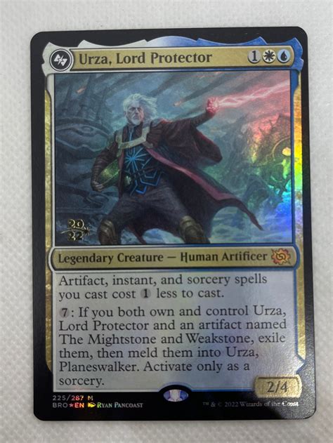 Urza Lord Protector The Brothers War Prerelease Foil Promo 225