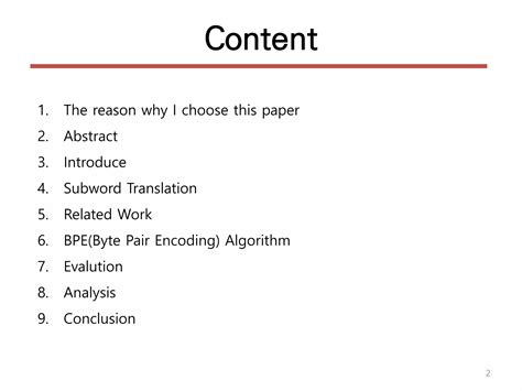 Neural Machine Translation Of Rare Words With Subword Units Ppt