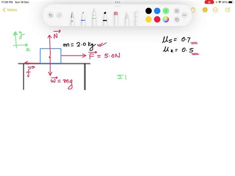 Solved A Block Of Mass M 2 0 Kg Is Sitting Stationary On A Table A