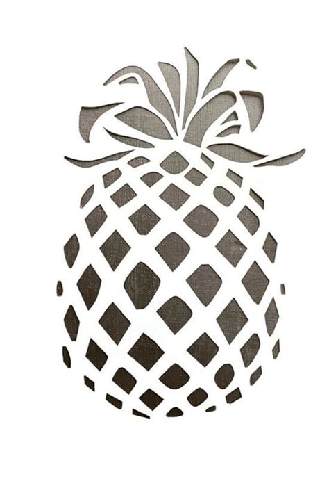 Pineapple Stencil