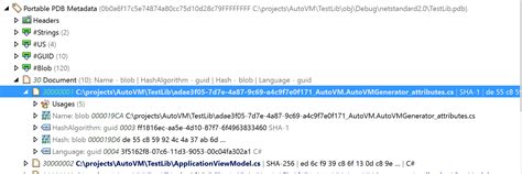 sourcegenerator debugging generated source · issue 49260 · dotnet