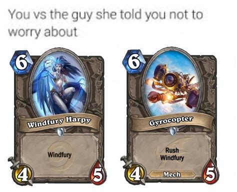 Rip Windfury Harpy Rhearthstone