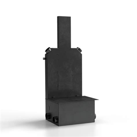 Vinci Nao Cheminée Bois à Double Foyer Polyflam