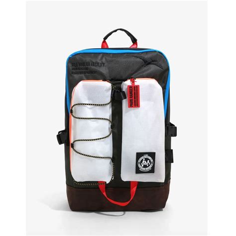Jurassic Park World Isla Nublar Facility Backpack Leather Bottom