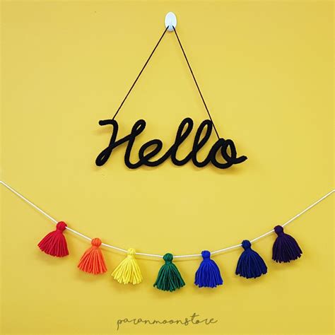 부천 나만의 인테리어 소품 니트레터링 만들기 솜씨당