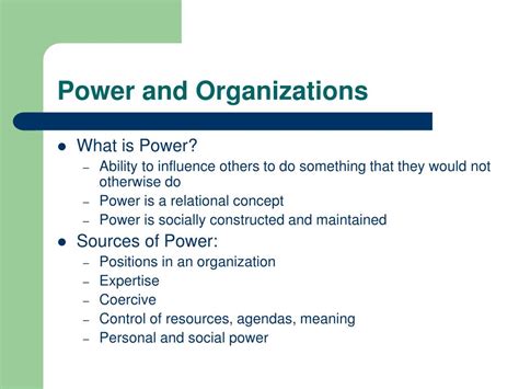 Ppt Week Six Power Leadership And Decision Making Powerpoint