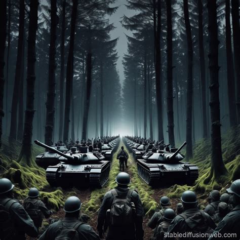 Black Forest Gazing Eyes Human Invasion Stable Diffusion Online