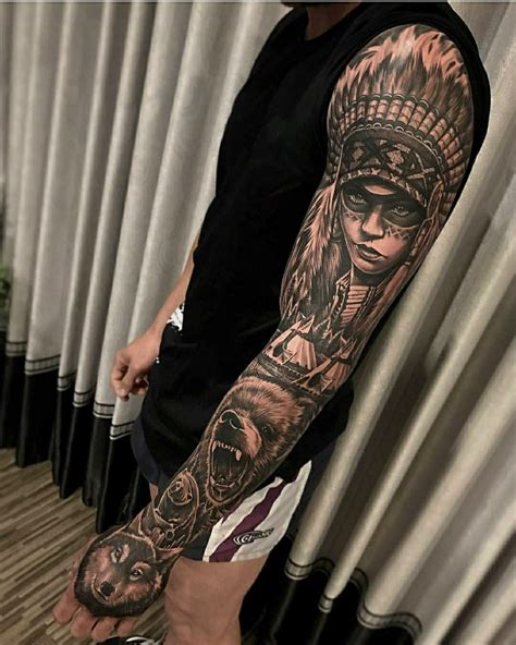 Native American Sleeve Tattoos Forearm Tattoo Ideas