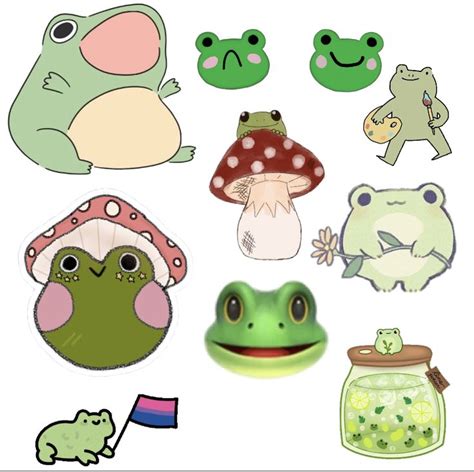 Cute Frog Stickers