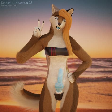 Rule 34 3d Absurd Res Anthro Beach Blender3d Canid Canine Canis