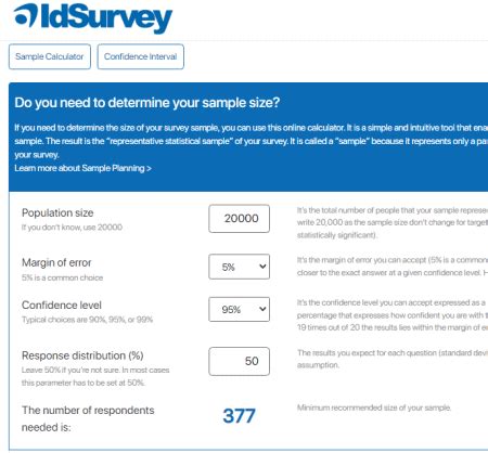 20 Best Free Online Sample Size Calculator For Research