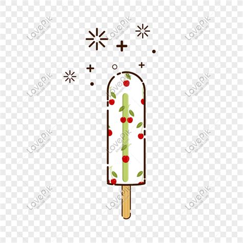 손으로 그린 벡터 Mbe 아이스크림 아이스 캔디 Png 일러스트 무료 다운로드 Lovepik