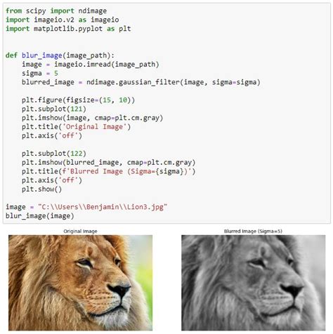 Benjamin Bennett Alexander On Linkedin Python Tip How To Blur An