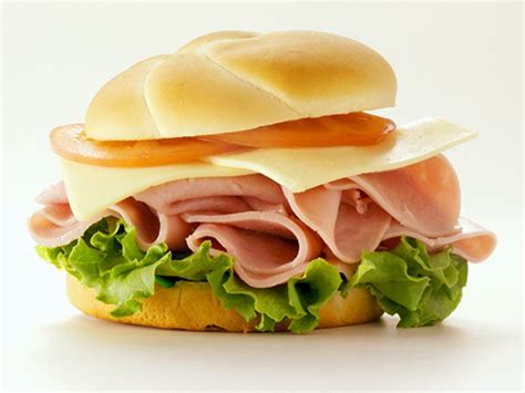 A Ham Sandwich On A Kaiser Roll License Images 902082 Stockfood