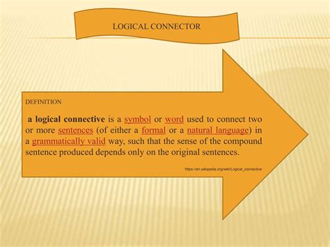Uses Of Logical Connectors Lesson For Grade 7 English PPTX