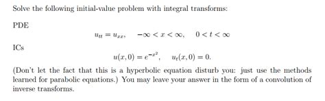 solved solve the following initial value problem with