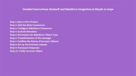 Ppt Detailed Instructions For Integrating Salesforce With Mulesoft Powerpoint Presentation