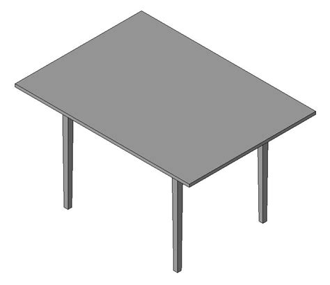 Table D Dwg Model For Autocad Designs Cad