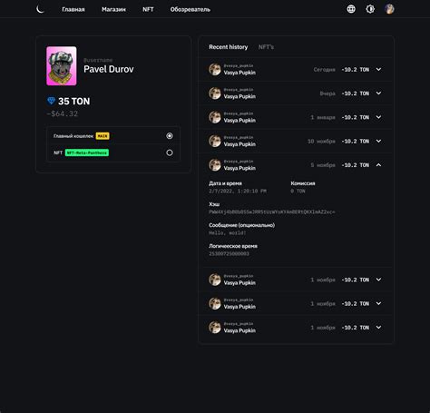 Ton Moon — Blockchain Explorer Figma