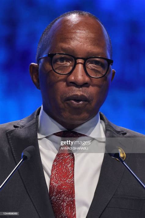 Eswatinis Prime Minister Cleopas Dlamini Delivers A Speech At The