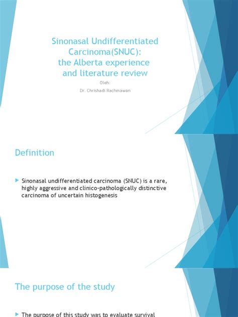 Sinonasal Undifferentiated Carcinoma Snuc Pdf Carcinoma Medical Diagnosis
