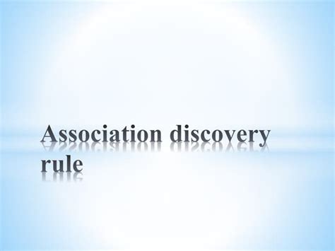 Association Rule Mining In Data Mining Pptx