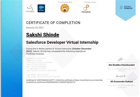sakshi shinde on linkedin virtual internship developer salesforce automation