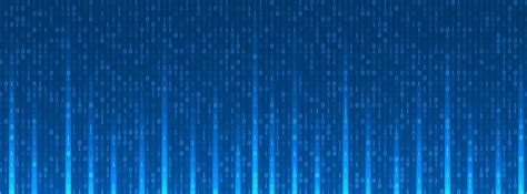 Premium Vector Digital Binary Code Data Background Computer Numbers Technological Concept