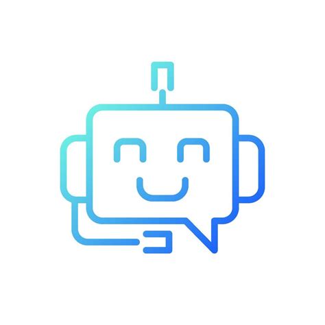 Support Chatbot Pixel Perfect Gradient Linear Vector Icon Algorithm Helping Users Automated