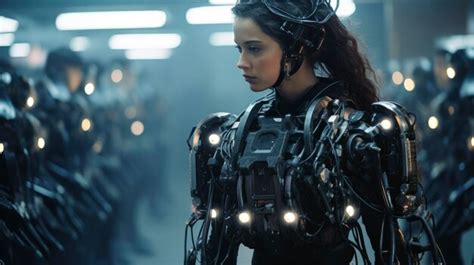 Premium Ai Image Robotic Exoskeletons Advanced Technology Innovative Wearable Machines