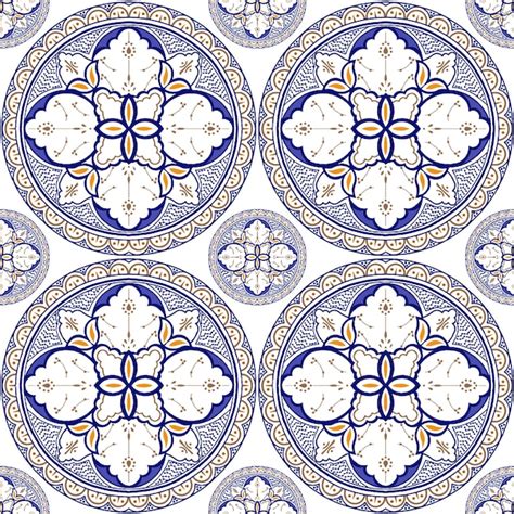 Premium Vector Geometrical Repeat Pattern Design With Ornament Vector Illustration Fabric