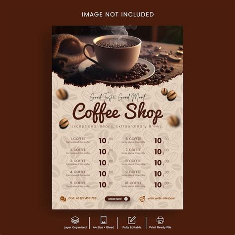 Coffee Shop Price List Vectors Download Free High Quality Vectors