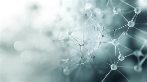 Abstract Molecular Structure Background Scientific Research Technology Premium Ai Generated Image