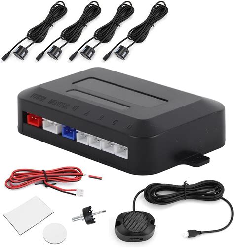 12v Car Backup Radarss Kit Backup Sensor Kit With 4 Parking Sensors For Car