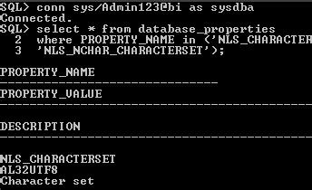 Change Oracle Database Character Set WE MSWIN To AL UTF POiSON WORLD