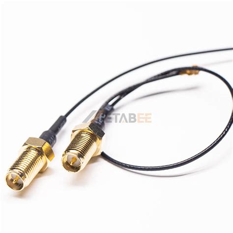Rp Sma Bulkhead Connector To Ufl Ipex Cable Assembly Metabeeai