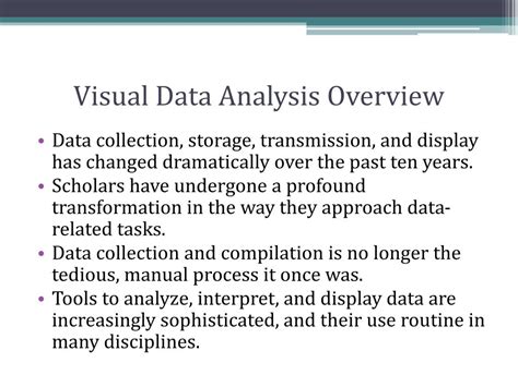 Ppt Visual Data Analysis Powerpoint Presentation Free Download Id