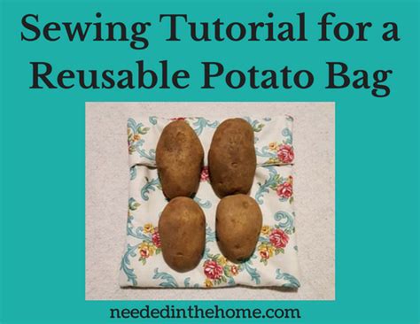 Diy Reusable Microwave Potato Bag Free Sewing Tutorial
