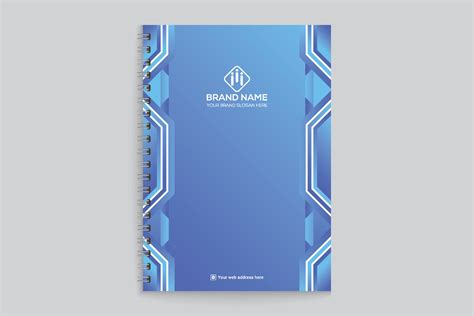 Creative Blue Design Ideas Notebook For Inspired Creativity