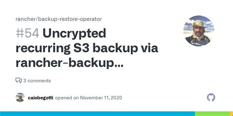 Uncrypted Recurring S3 Backup Via Rancher Backup Operator Fails With Invalid Aws Net Header