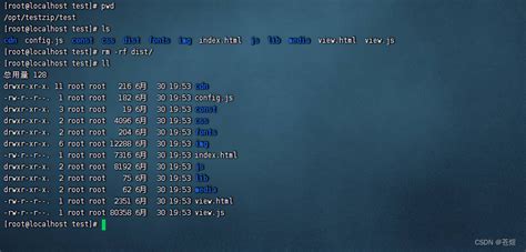 linux常用操作命令中带 和不带的区别 rm rf dist csdn博客