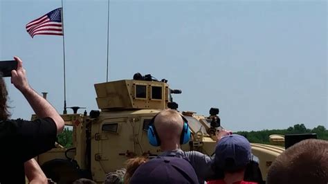 Jltv Mounted M134 Minigun Live Fire Demo Youtube