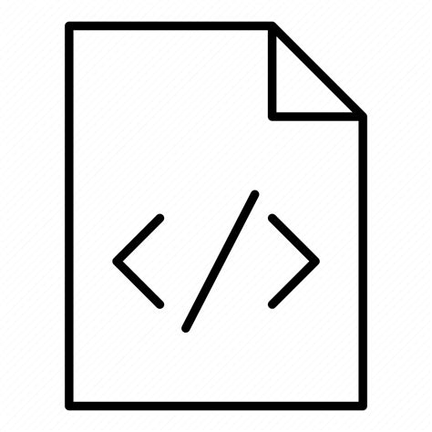 File Code Format Document Data Folder Coding Icon Download On