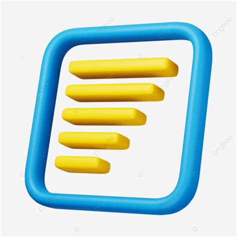 Article 3d Icon Render 3d Article Icon 3d Article Button 3d Icon